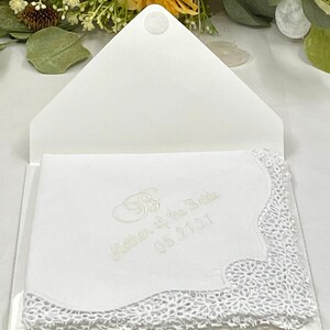 Handkerchief Gift Box, Flat Fold Envelope for Wedding Handkerchiefs ...