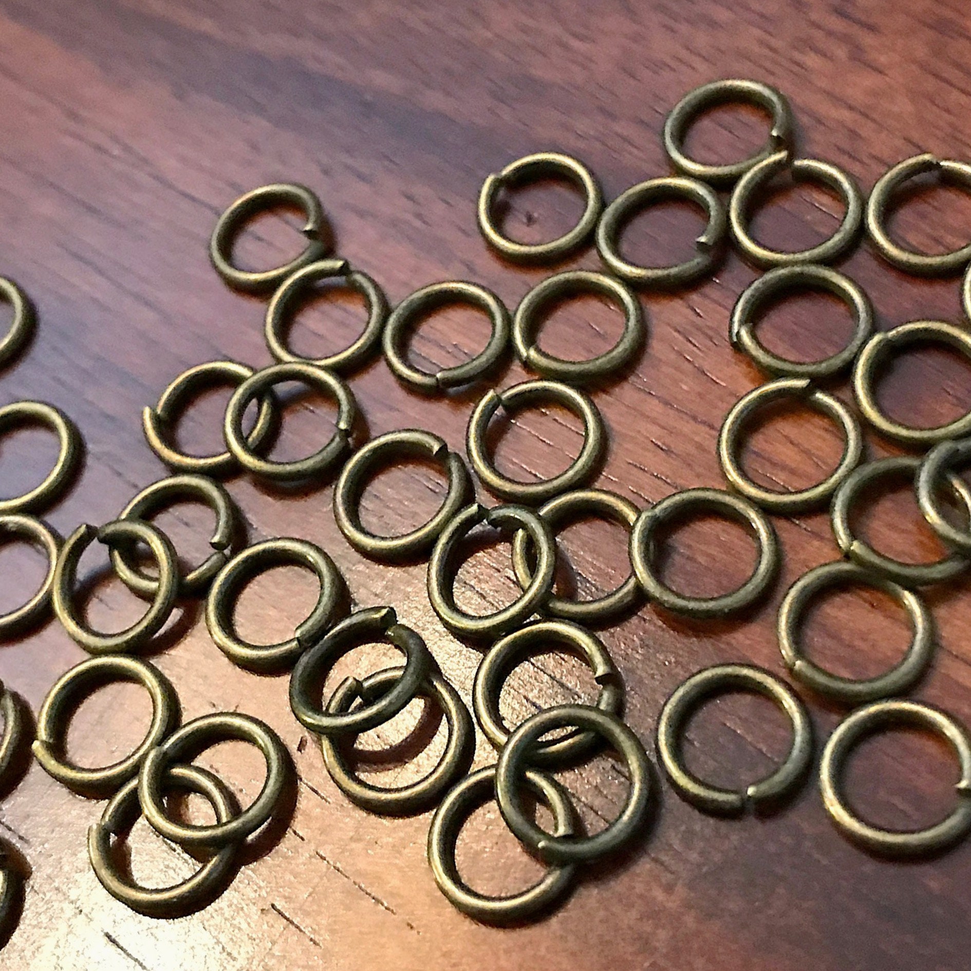 Strong Jump Rings 300pcs 8x1.2mm Jumprings Bronze Jumprings - Etsy