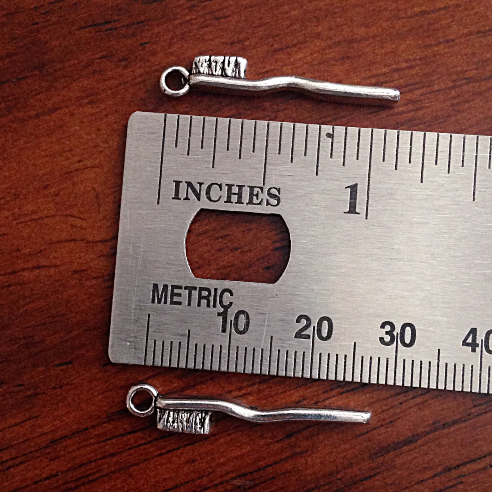 8pcs Toothbrush Charms Antique Silver Toothbrush Charms 3-D - Etsy