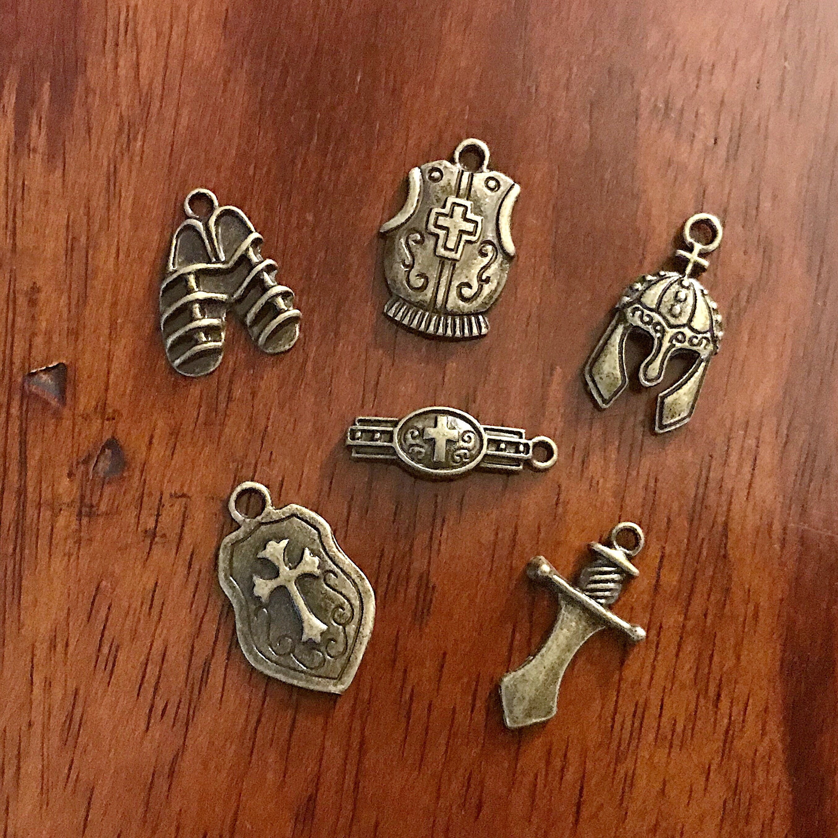 40 sets Armor of God Charm Sets Full Armor Of God Charms 40 | Etsy
