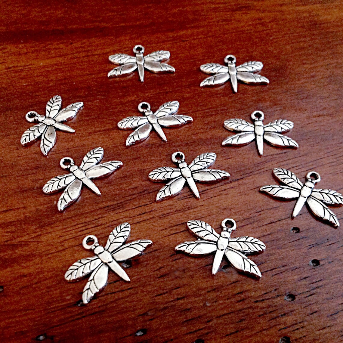 Dragonfly Charms 25pcs Charms Bulk Silver Charms Silver - Etsy