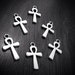 Ankh Charms 10 Antique Silver Ankh Charms Egyptian Anka - Etsy