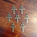 Ankh Charms 10 Antique Bronze Ankh Charms Cross Charms - Etsy