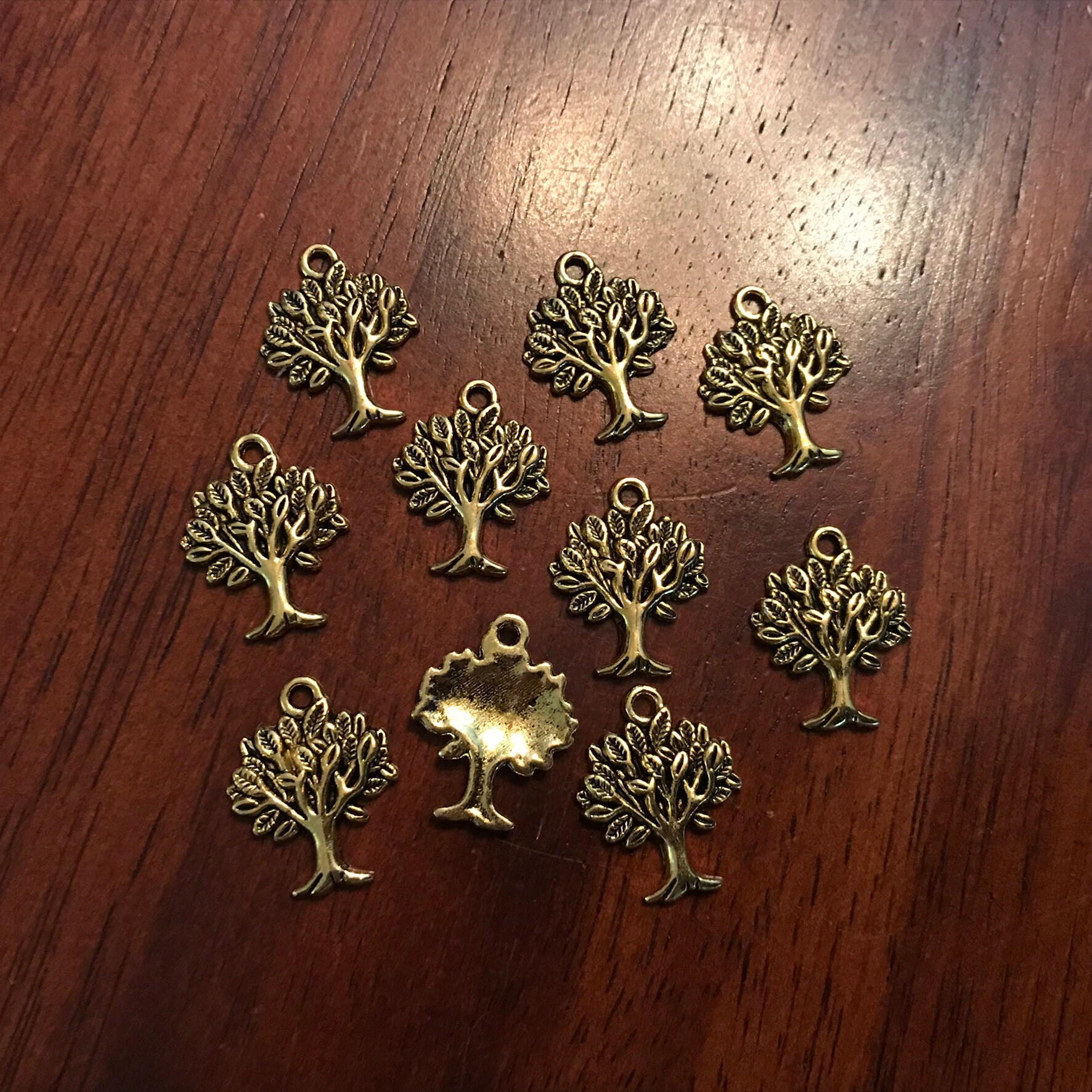 20pcs Tree Charms Tree of Life Antique Gold Charms Tree of - Etsy