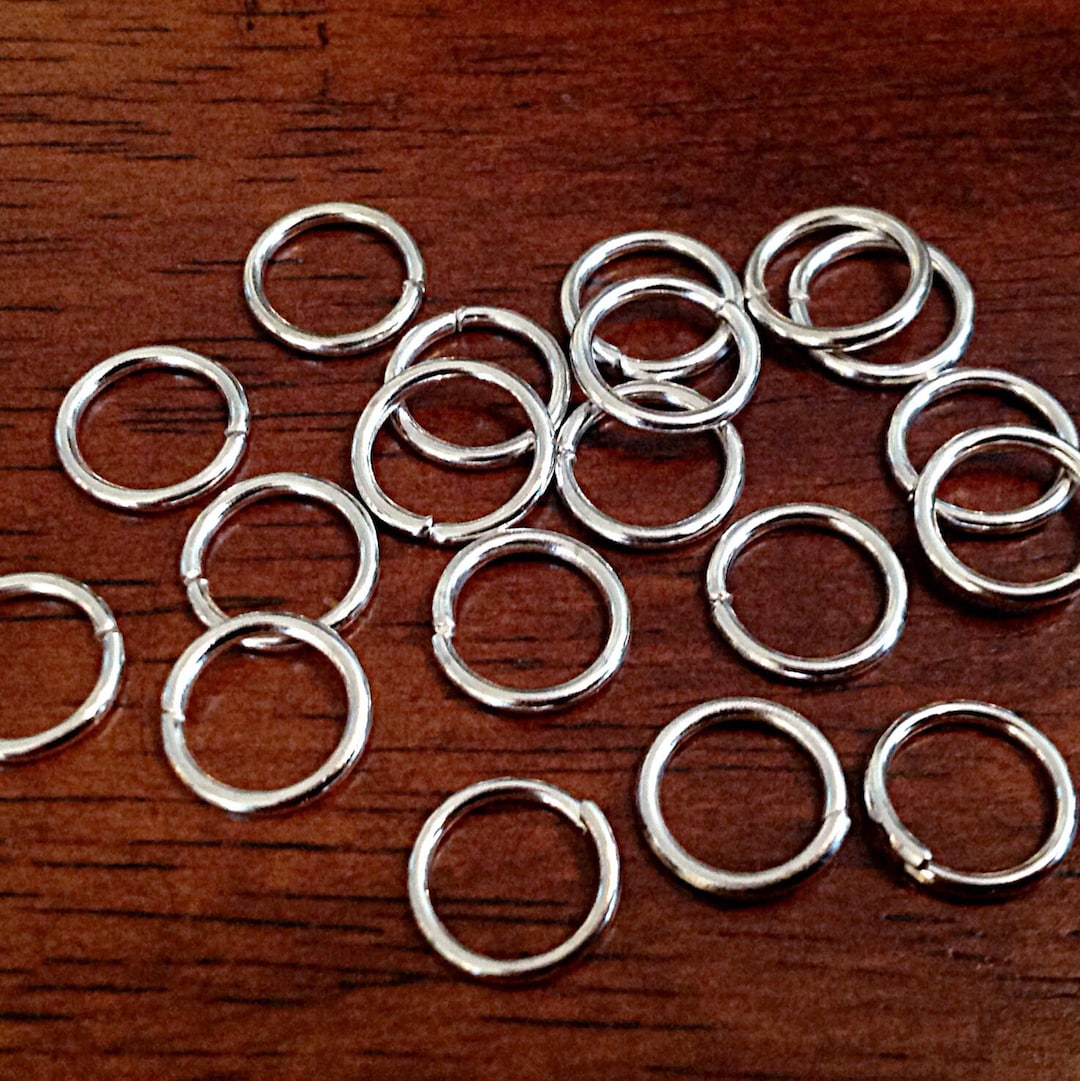 Strong Jump Rings, 100pcs 12x1.2mm Jump Rings, 16 Gauge Heavy Duty 12 X ...