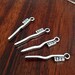8pcs Toothbrush Charms Antique Silver Toothbrush Charms 3-D - Etsy