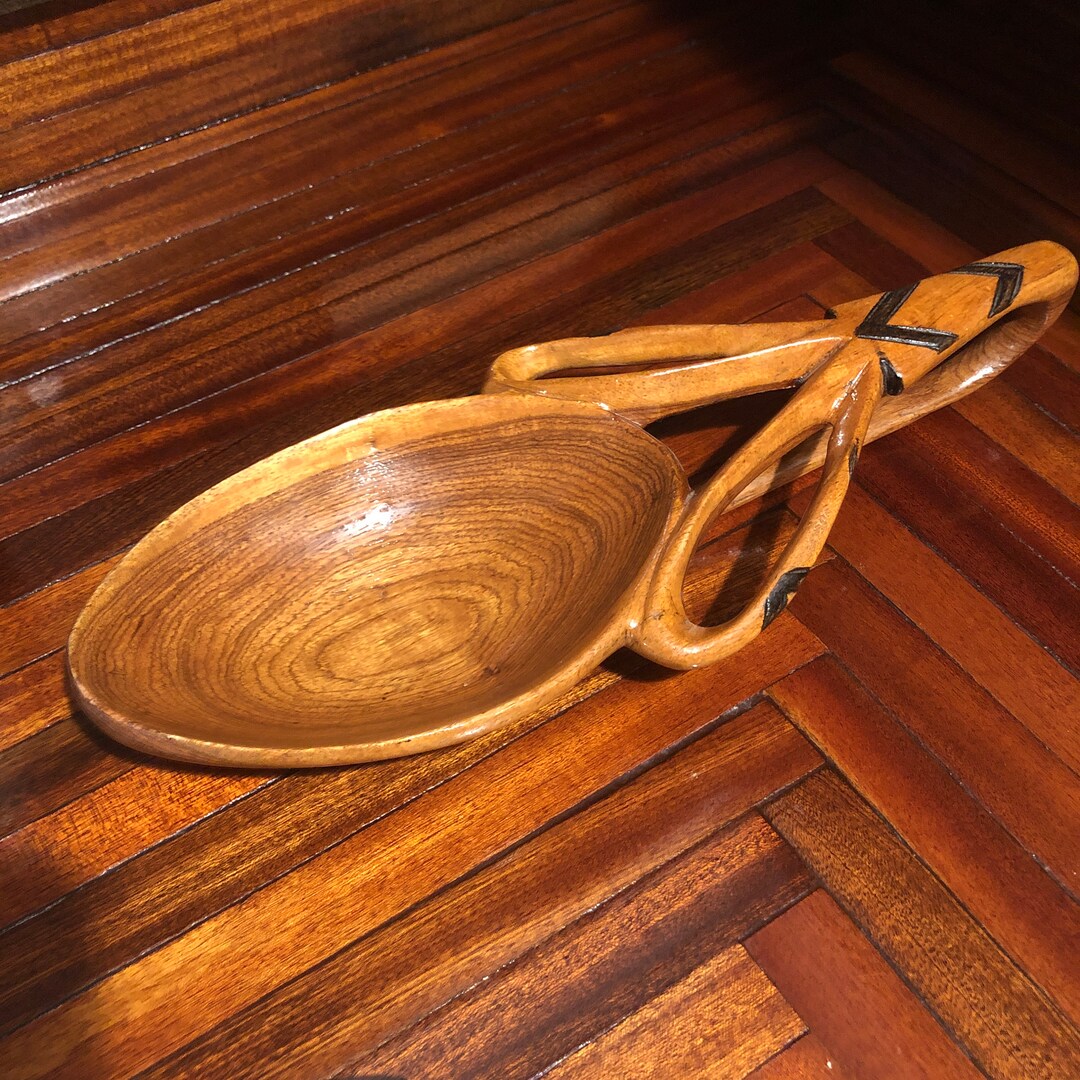 Vintage Fijian Ceremonial Priest's Oil Dish/priest's Oil Bowl/free ...