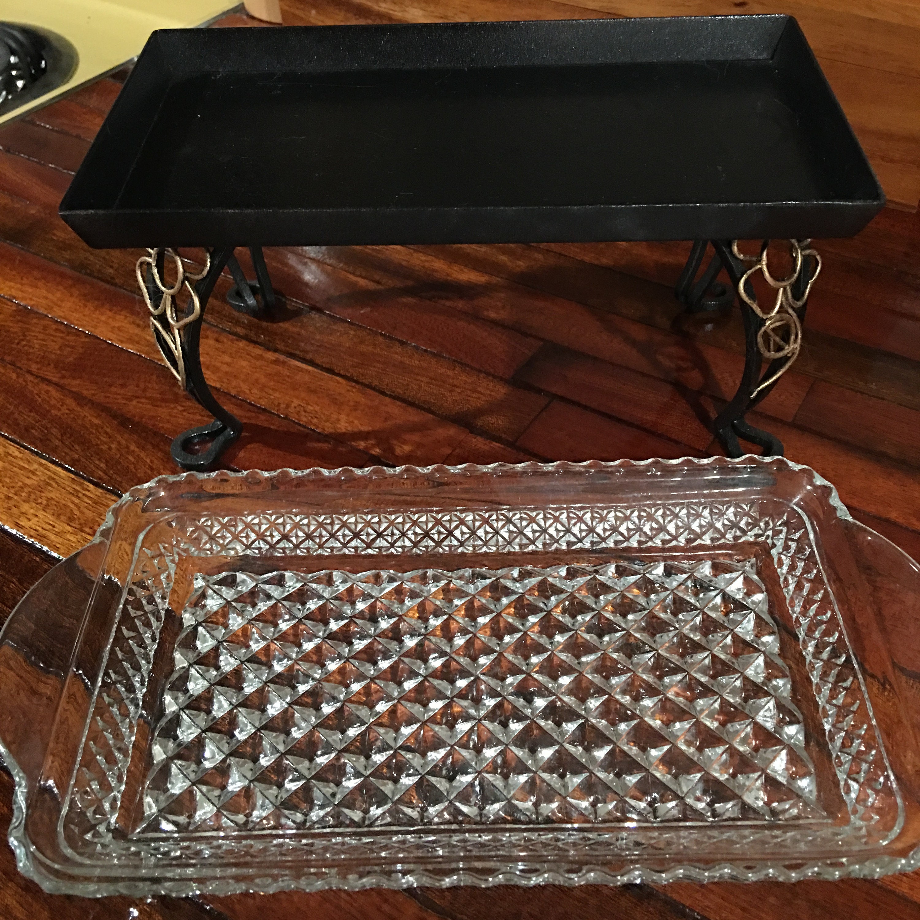 Wrought Iron Catch-all/plant Stand/key/coin Catch/free - Etsy