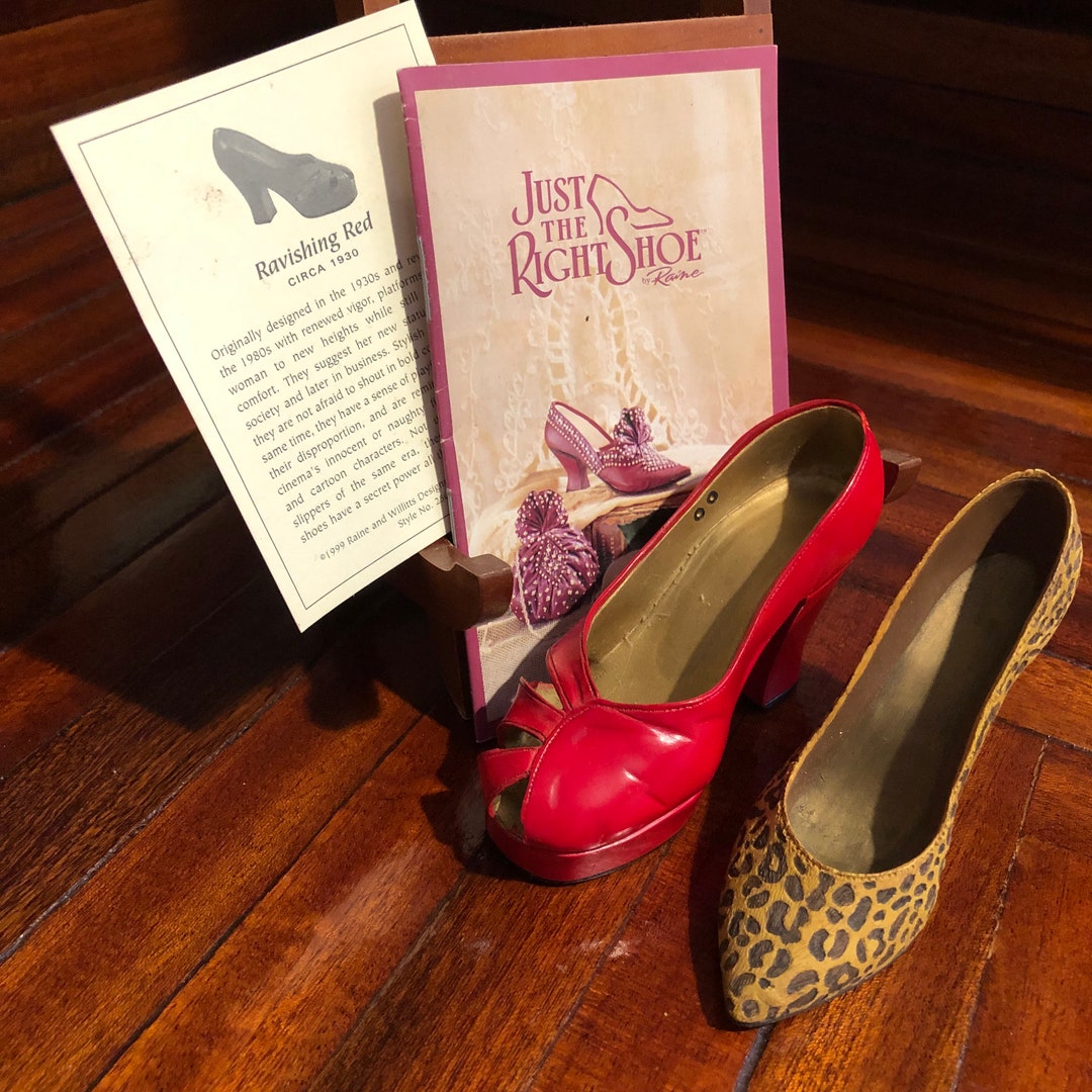 Vintage Just the Right Shoe Knick-knack/buy One Get One Free/free ...