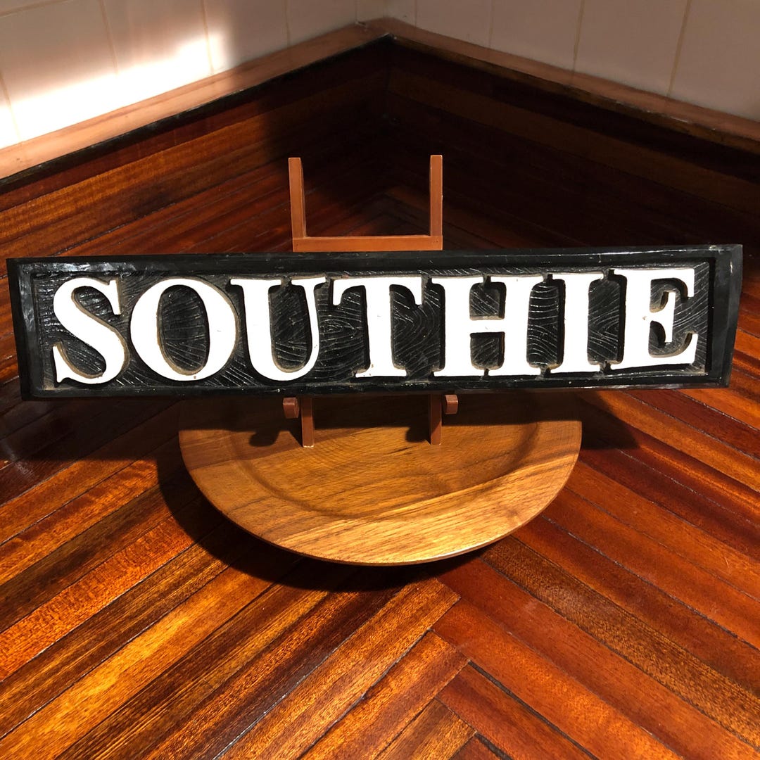 Handmade Southie Sign/hand-painted Southie Sign/free Shipping ...