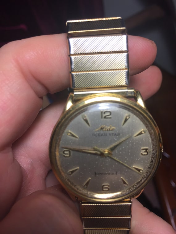 Vintage Mido Ocean Star Powerwind/FREE SHIPPING! - Gem