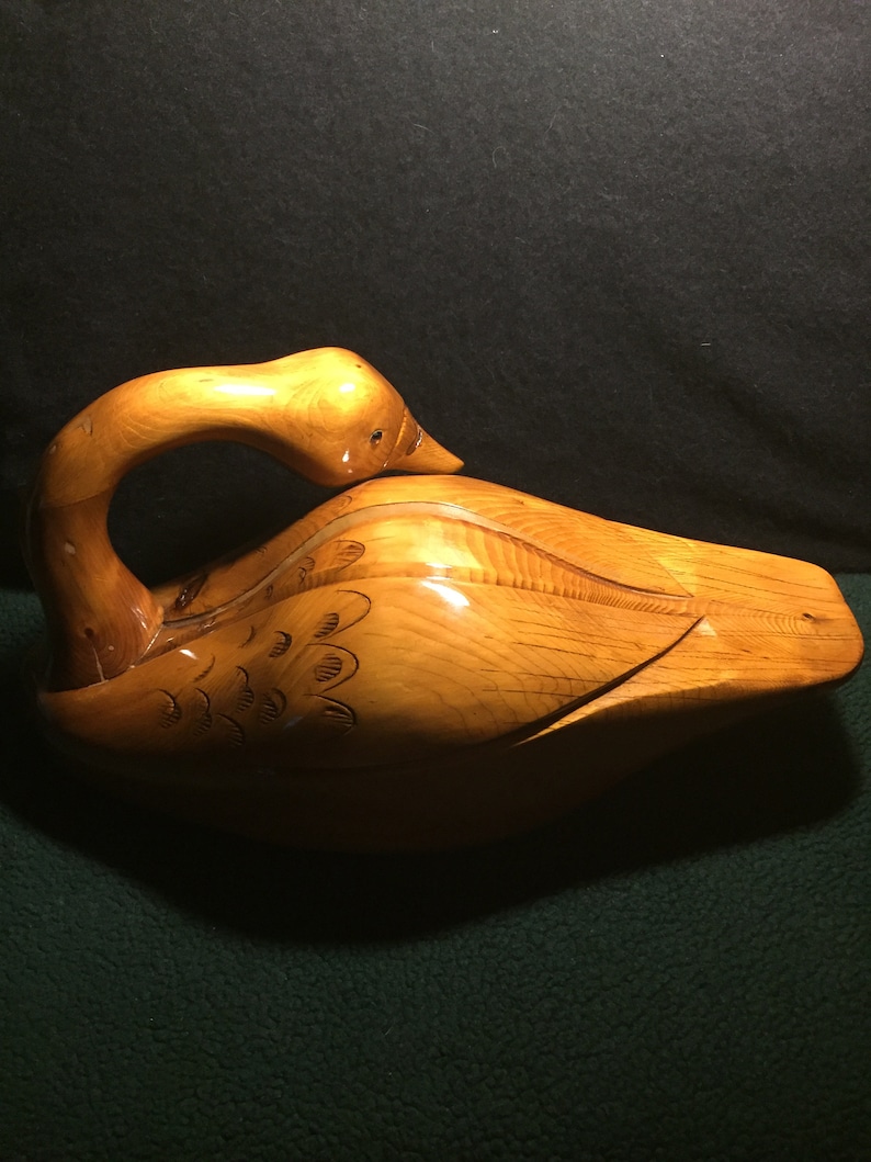 Vintage Canadian Goose/hand Carved Decoy/free Shipping | Etsy