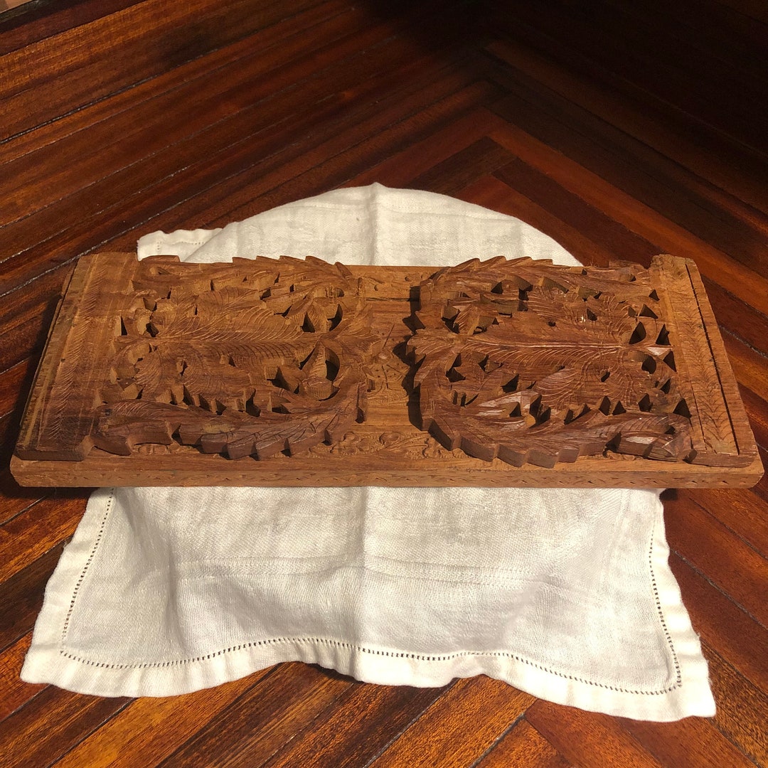 Vintage Himalayan Jungle Sheesham Book Rack/expandable Book Rack/book ...