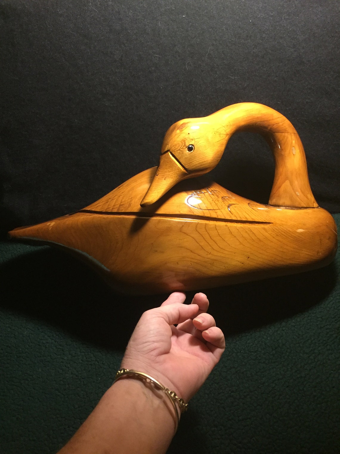 Vintage Canadian Goose/Hand Carved Decoy/Free Shipping | Etsy