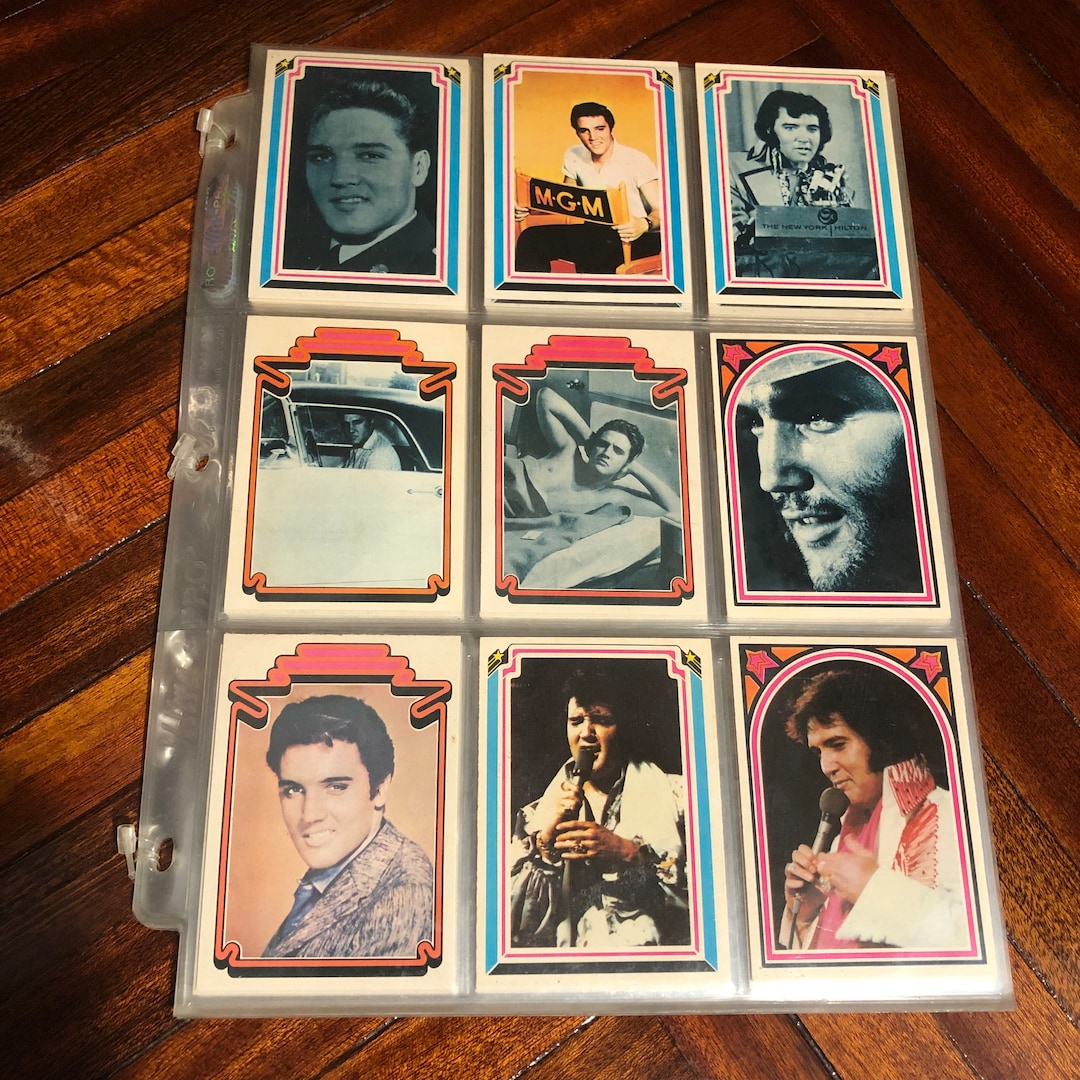 Elvis Presley Boxcar Enterprises Trading Cards/66 Cards/free Shipping ...