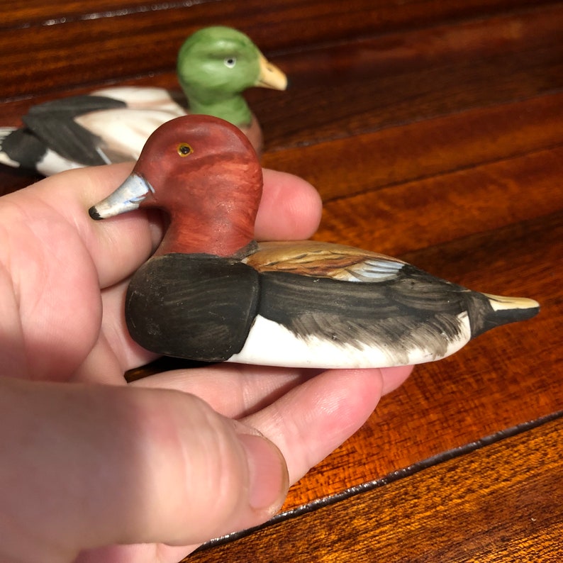 Hand-painted Porcelain Ducks/set of Two Ducks/free Shipping! - Etsy