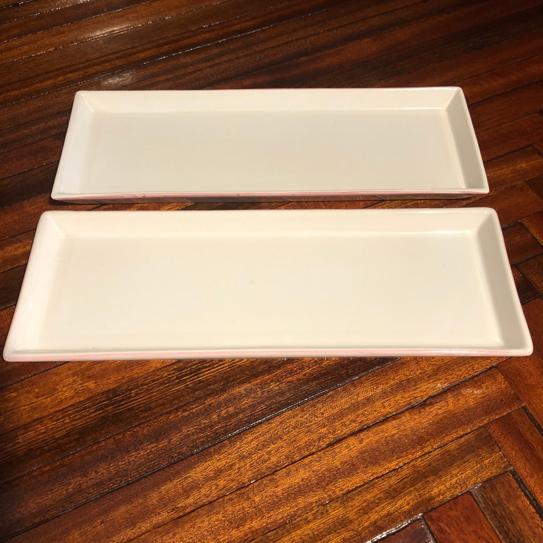 Pair of Vintage Neuwirth Ceramic Condiment Trays (2) Made in Portugal ...