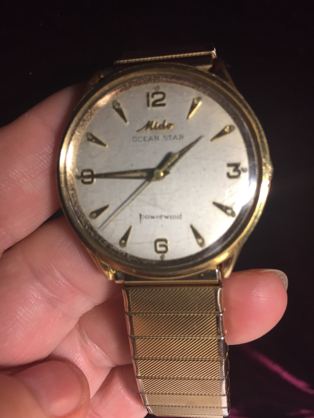 Vintage Mido Ocean Star Powerwind/free SHIPPING - Etsy