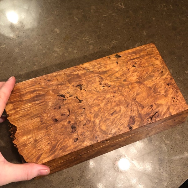 Burl Wood Box - Etsy