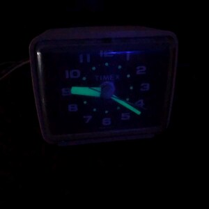 Vintage Timex Bedside Alarm Clock/timex Alarm Clock/free Shipping ...
