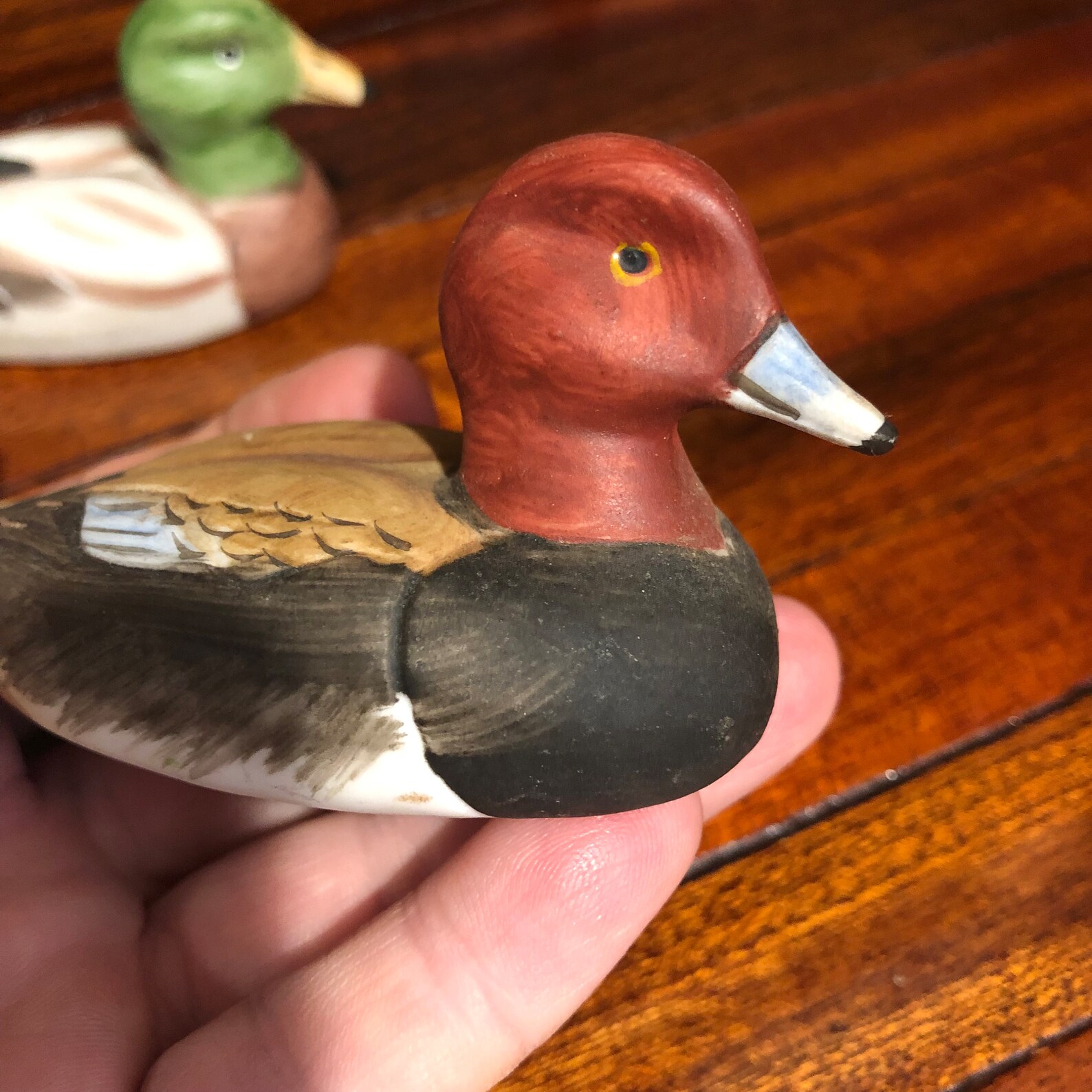 Hand-painted Porcelain Ducks/set of Two Ducks/free Shipping! - Etsy