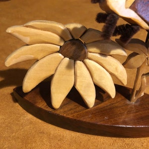 Handmade Intarsia Butterfly and Flower Statue/free Shipping! - Etsy