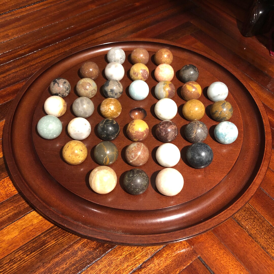 Vintage Bombay Company Solitaire Marble Game/free Shipping 03022224 - Etsy