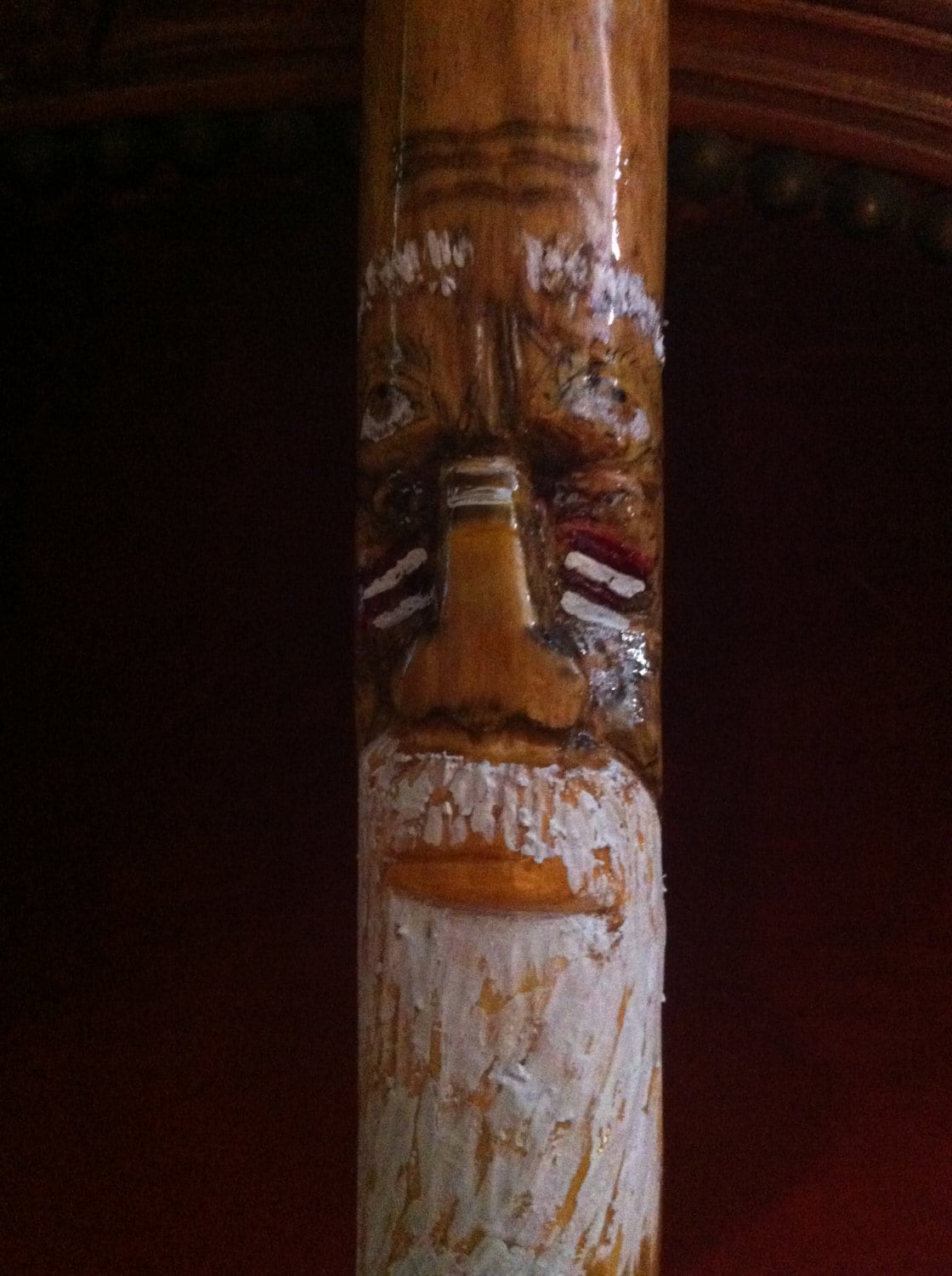 Walking Spirit Stick, Cane, Hand-carved - Etsy