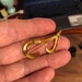 Vintage Focar 18K Gold Cursive Letter J Pin/free Shipping 54122123 - Etsy