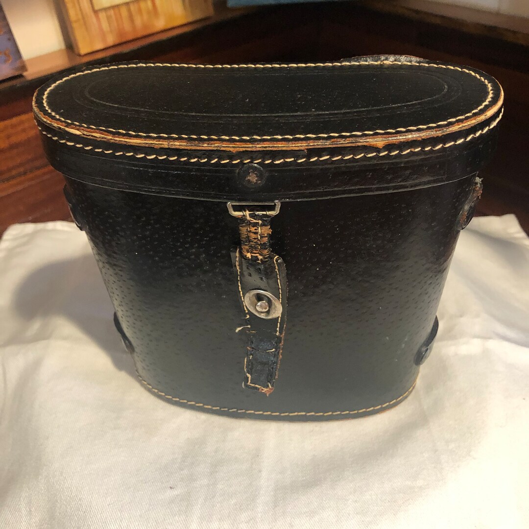 Vintage Tasco Black Leather Binocular Case/case Only/free Shipping ...