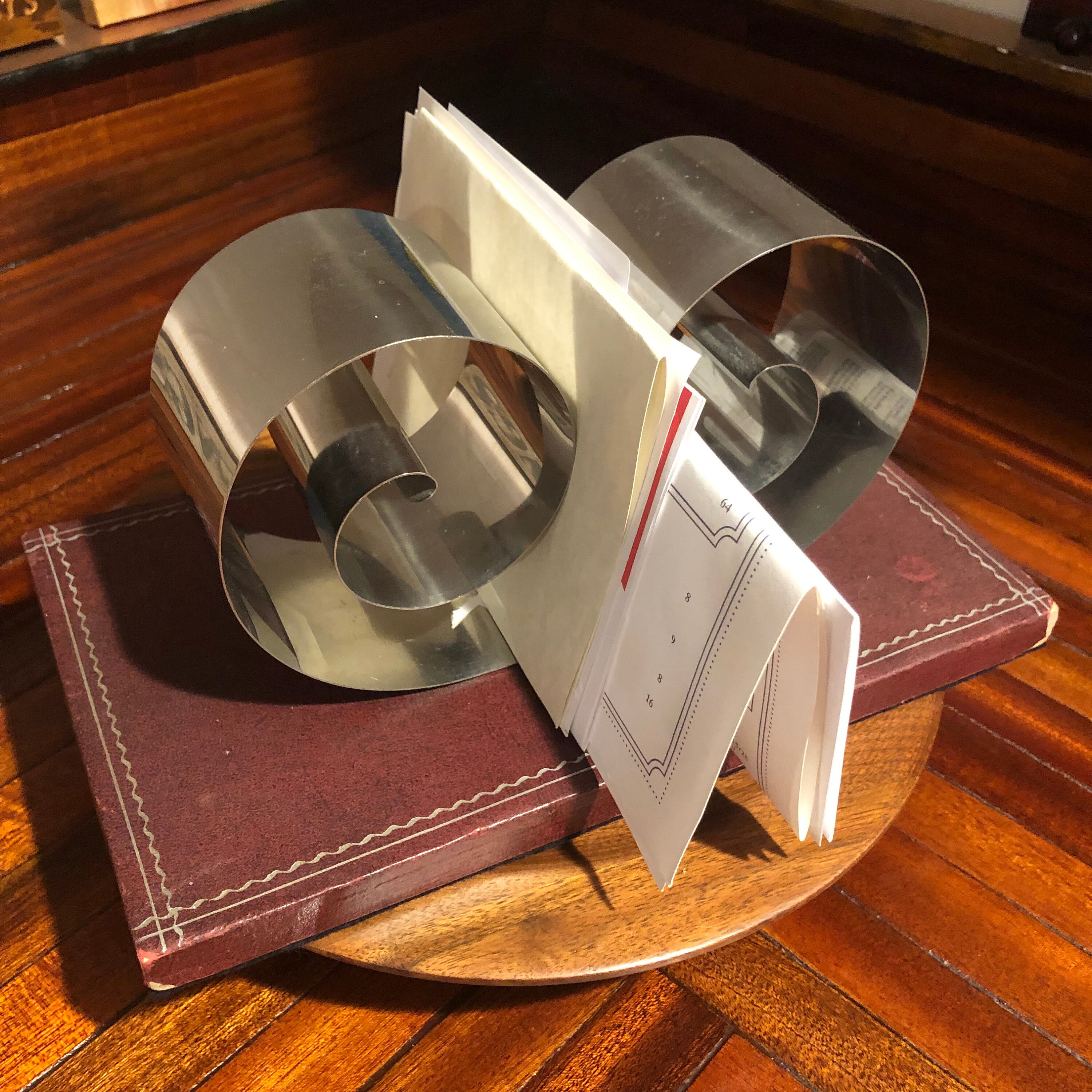 Vintage Metal Coiled Letter Holder/coiled Bill Holder/free Shipping ...