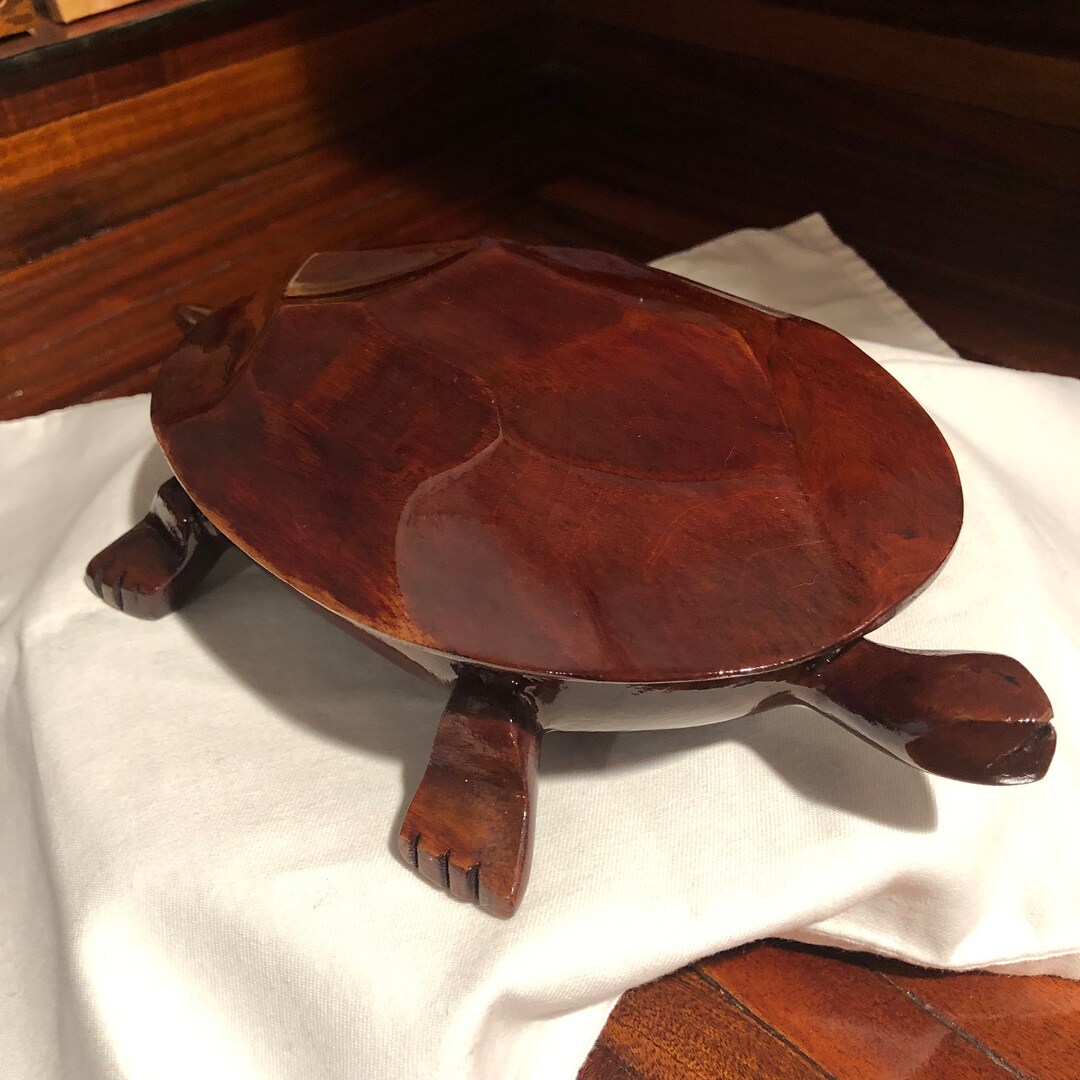 Vintage Mahogany Turtle Box/wooden Turtle Box/free Shipping! #39071724 ...