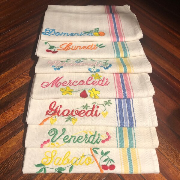 Italian Tea Towels - Etsy
