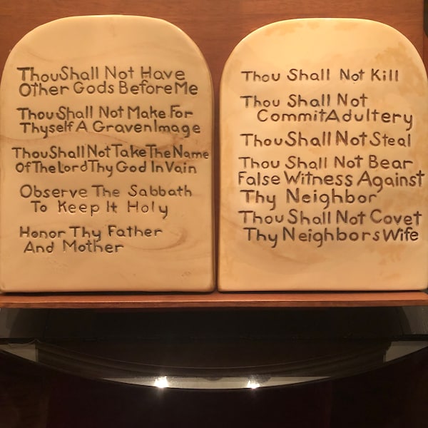 Ten Commandments Tablets - Etsy