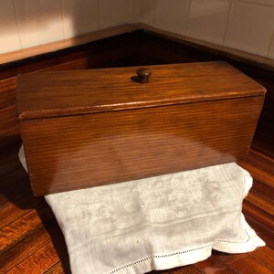Vintage Wooden Double Recipe Box/wood Recipe Box/free Shipping 79010625 ...