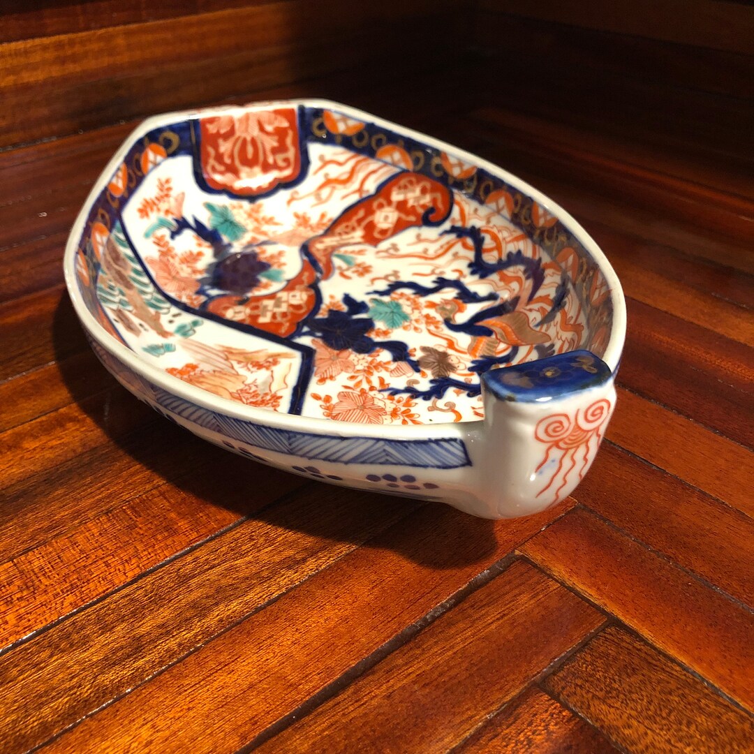 Vintage Imari Large Boat Dish/imari Porcelain Boat Dish/free Shipping ...