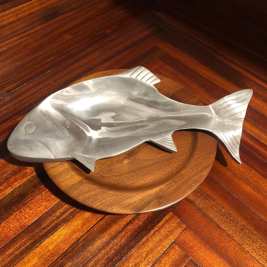 Aluminum Fish Tray/fish Dish/metal Fish Serving Dish/fish Catch-all ...