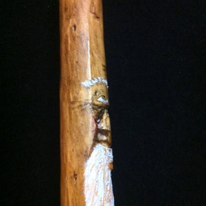 Walking Spirit Stick, Cane, Hand-carved - Etsy
