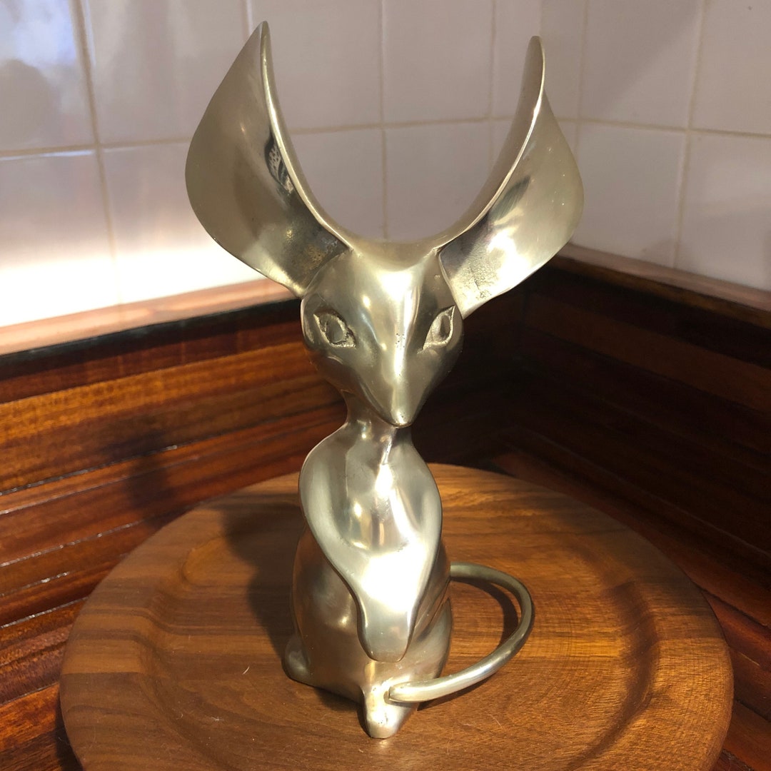 Vintage Solid Brass Mouse Statue/brass Mouse/free Shipping! #74081724 ...