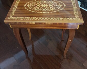 Italian Inlaid Table - Etsy