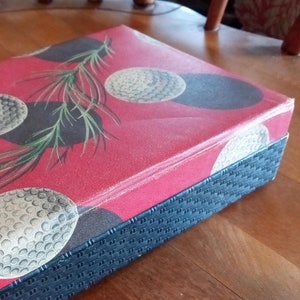 Vintage Golf Gift Box, Mollo Smith Crafted 1490 Golfball Box, Vintage ...