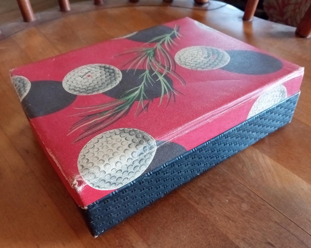 Vintage Golf Gift Box, Mollo Smith Crafted 1490 Golfball Box, Vintage ...