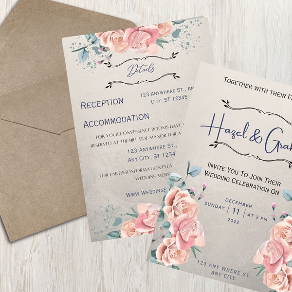 Complete Package Wedding Invitation - Etsy