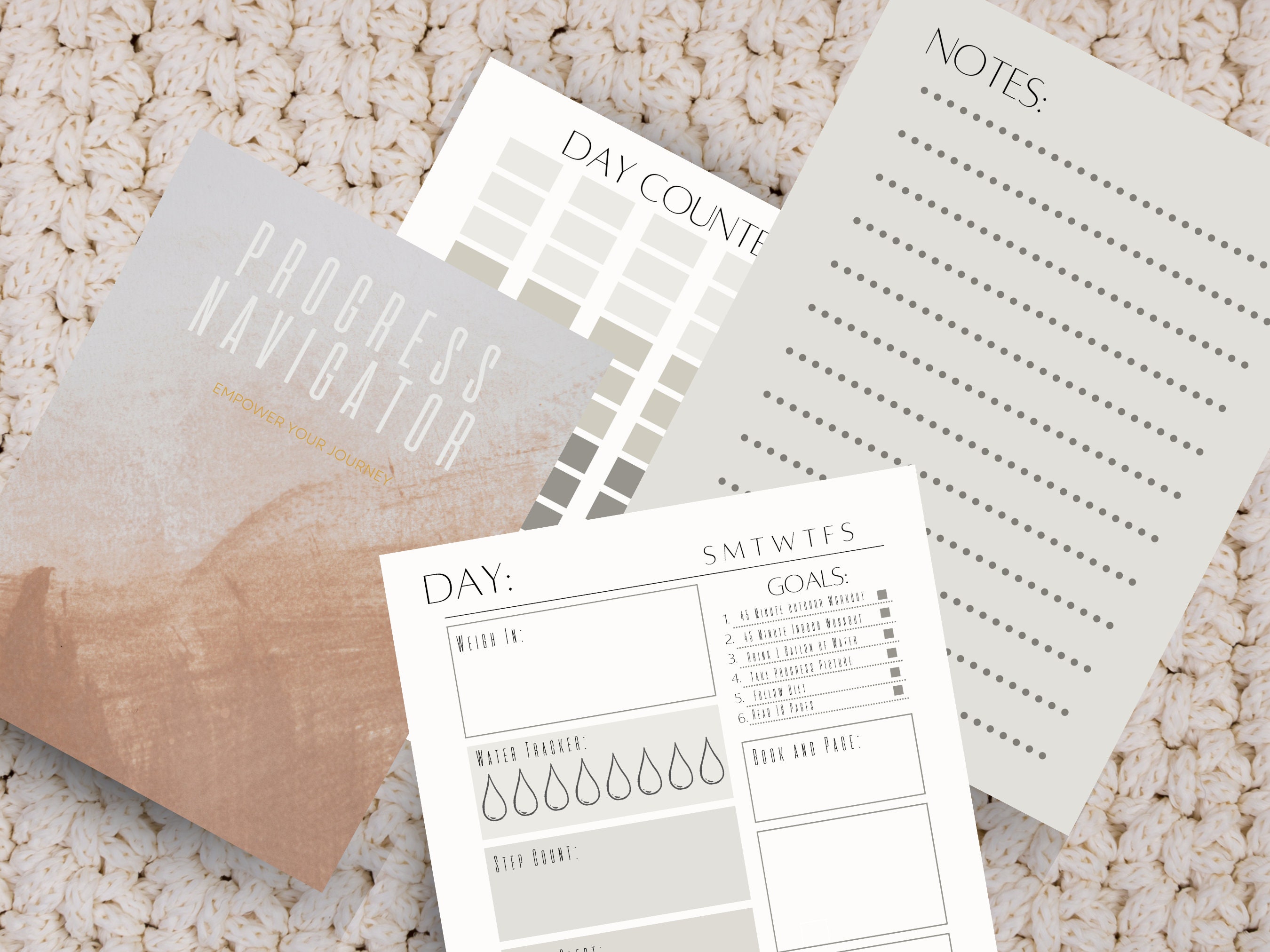 Modern Digital Planner Template for Goodnotes & Canva Interactive and ...