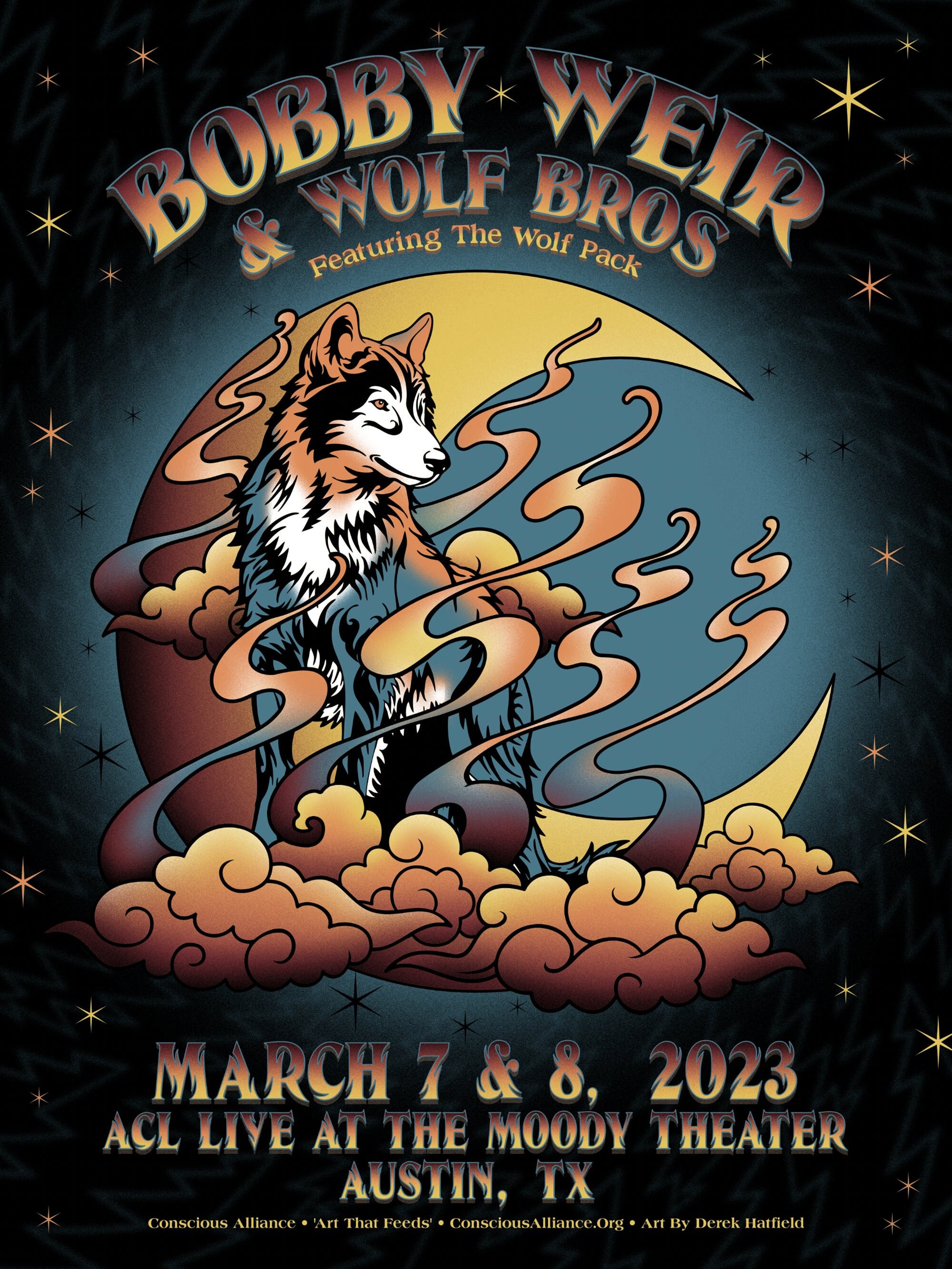 Bobby Weir & Wolf Bros Featuring the Wolfpack March 7-8 - Etsy