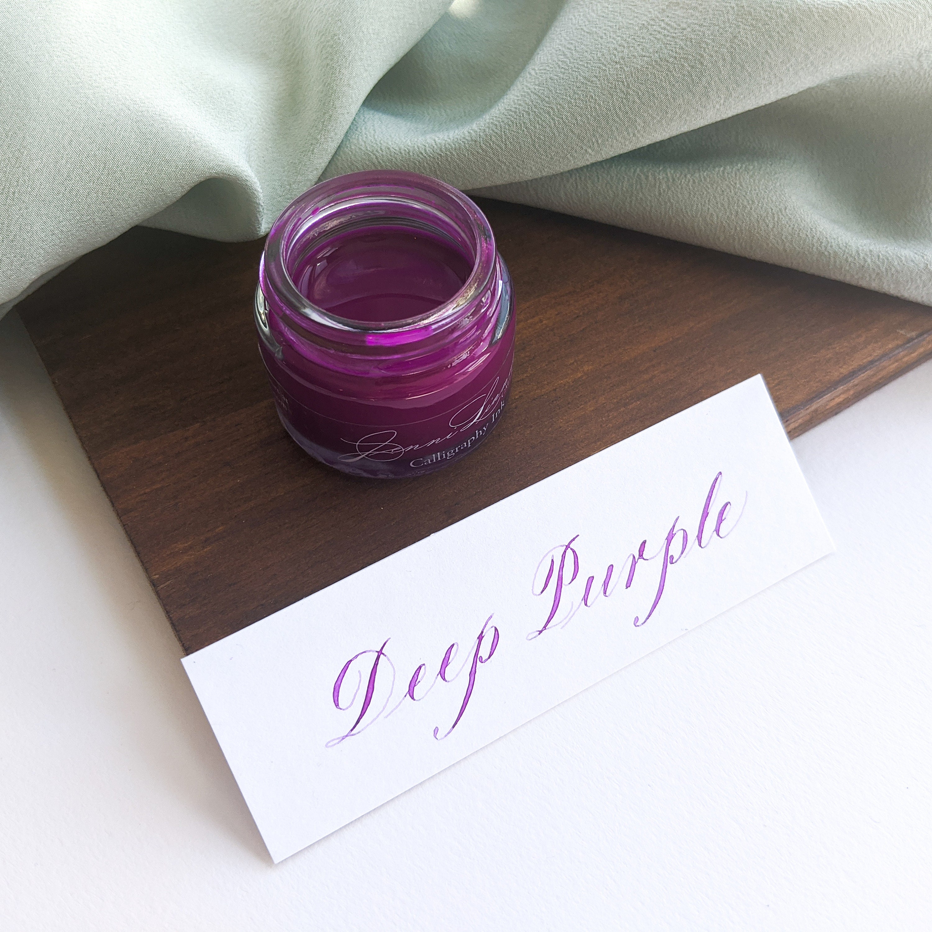 Deep Purple Calligraphy Ink modern calligraphy copperplate | Etsy