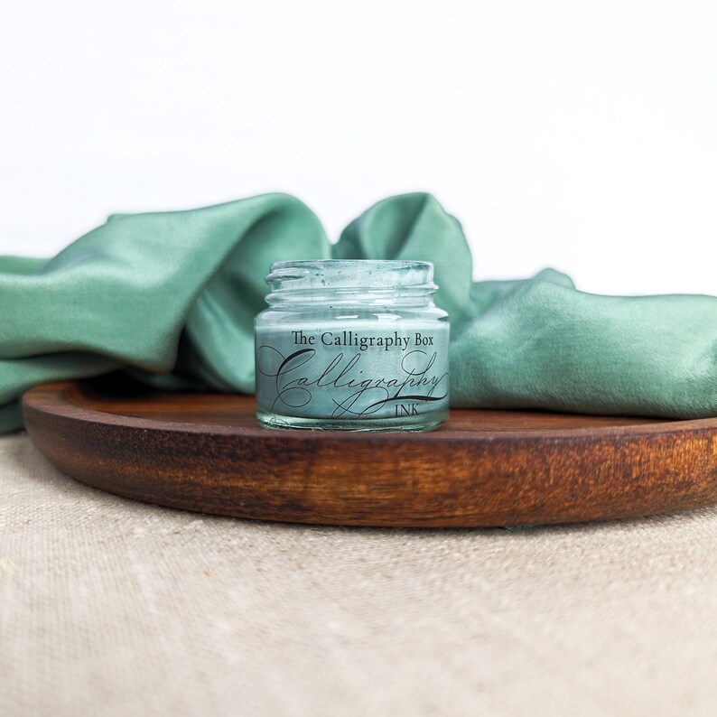 Soft Mint Calligraphy Ink, Handmade Dip Pen Ink - Etsy