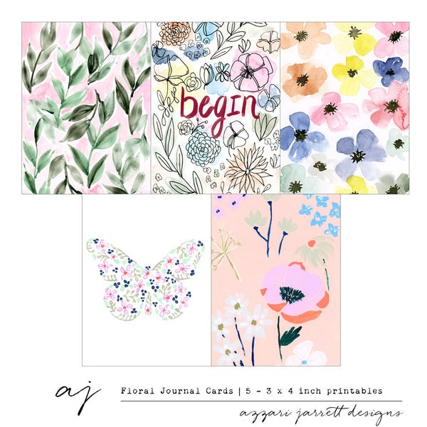 Project Life Cards - Etsy