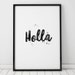 Holla Watercolor Printable, Holla Download, Holla Art Print, Holla ...