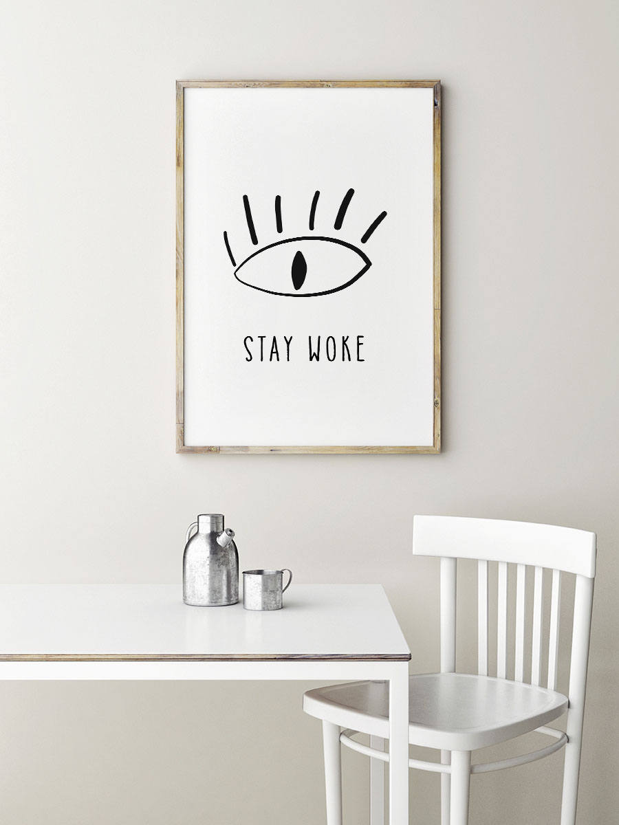 Stay Woke Illustration INSTANT DOWNLOAD Art, Illustration Printable ...